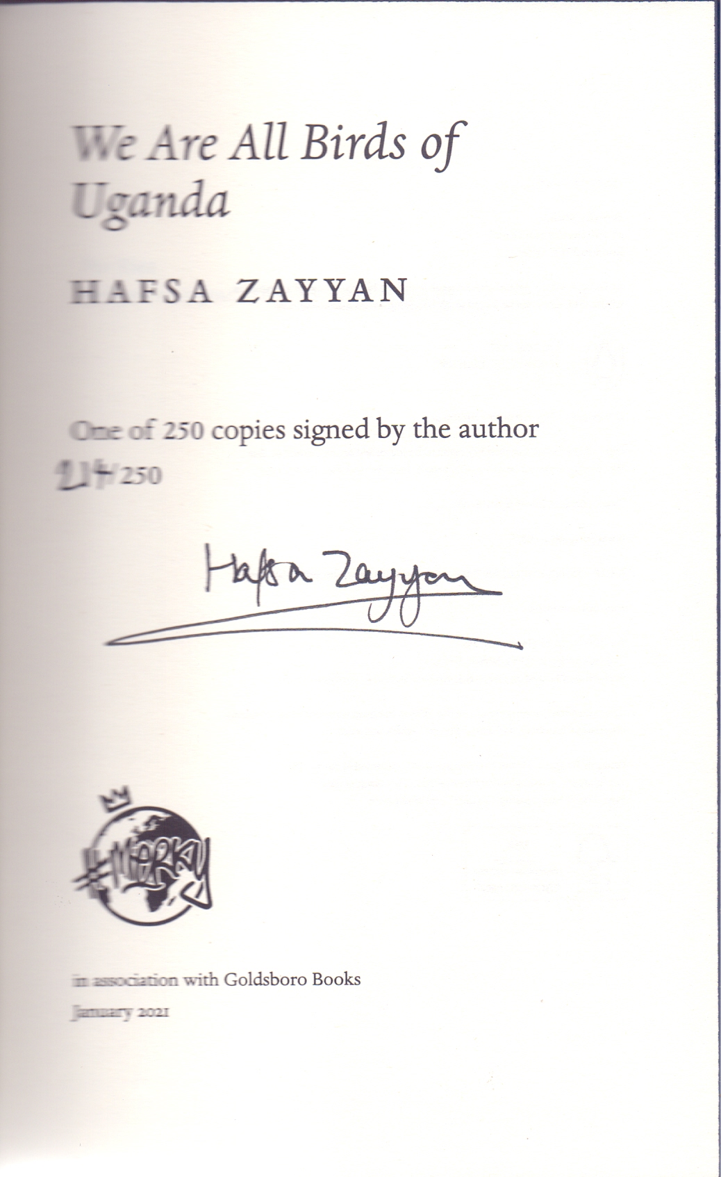 We Are All Birds of Uganda *SIGNED Limited Edition - Merky Books New ...