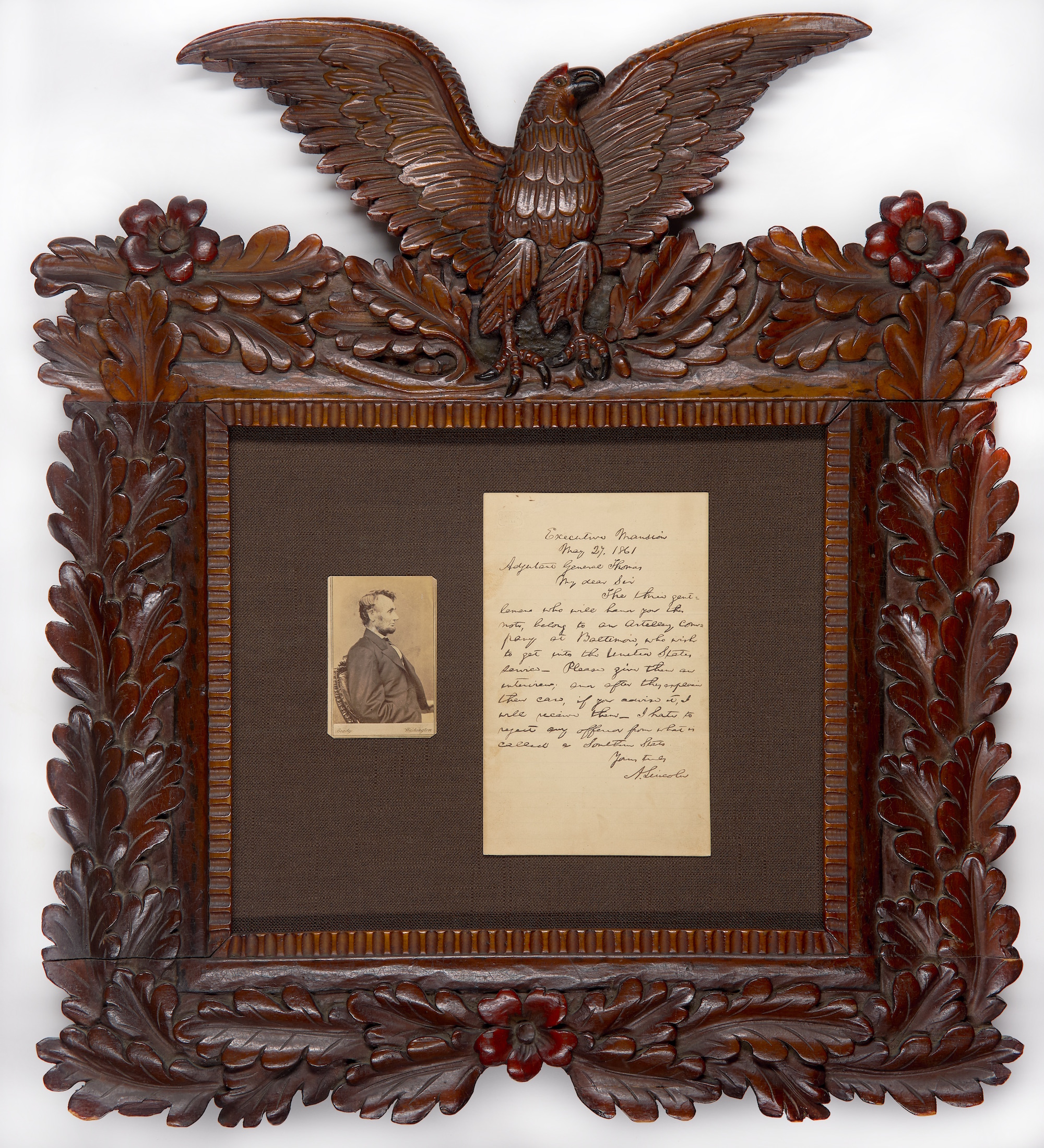 Important Autograph Letter Signed to Adjutant General Lorenzo Thomas ...