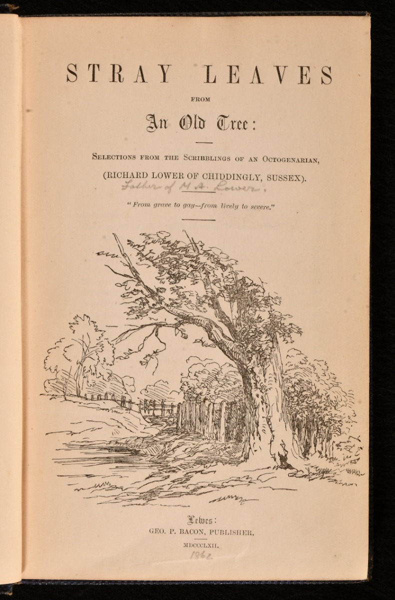 Stray Leaves from an Old Tree by Richard Lower of Chiddingly: Very Good ...