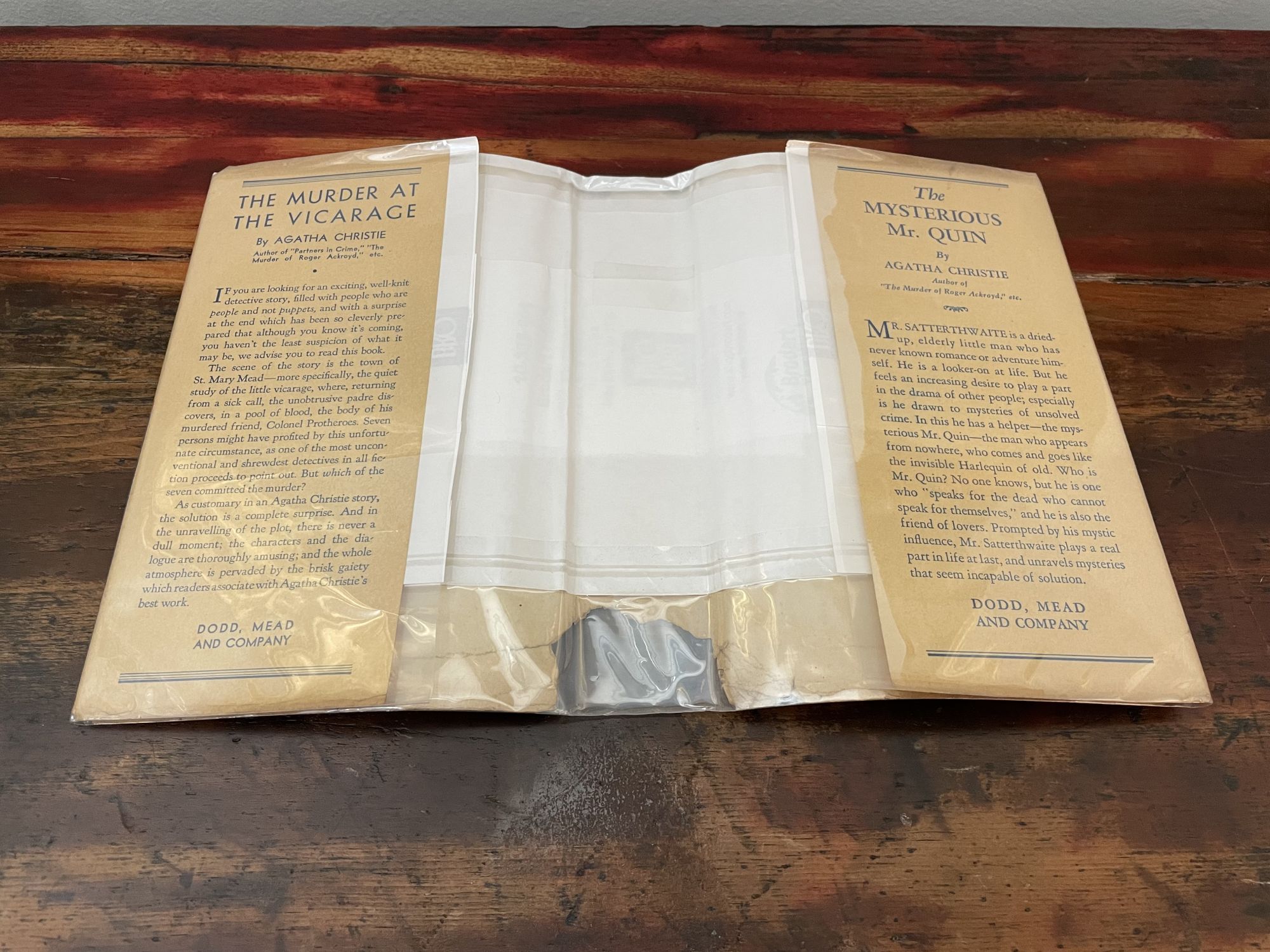 The Murder at the Vicarage by Agatha Christie: Very Good (1930) First ...