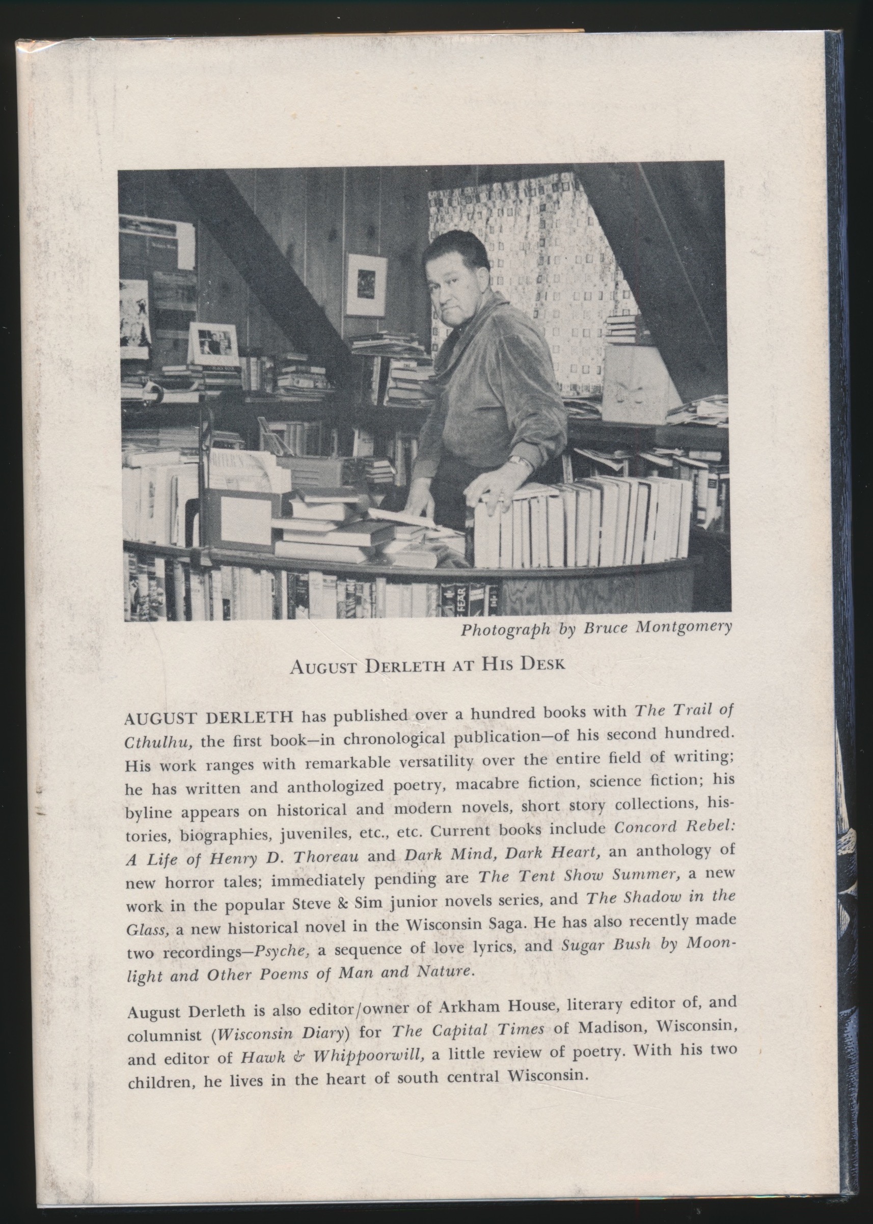 The Trail of Cthulhu by August Derleth (H.P. Lovecraft): Fine Hardcover ...