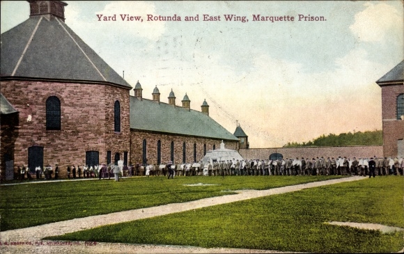 Ansichtskarte / Postkarte Marquette Michigan USA, Marquette Prison ...