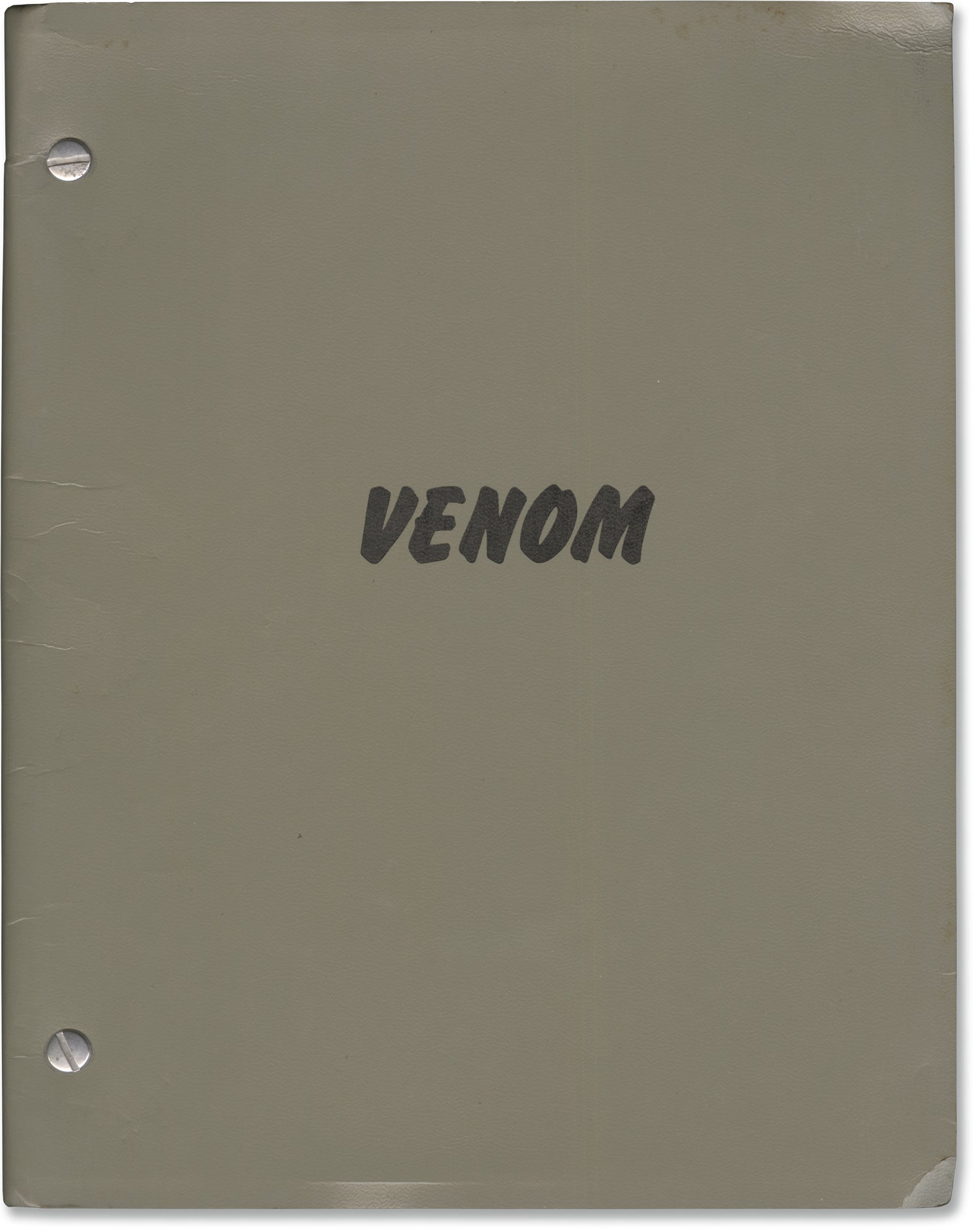 Venom (Original script for the 1981 film) by Piers Haggard (director ...
