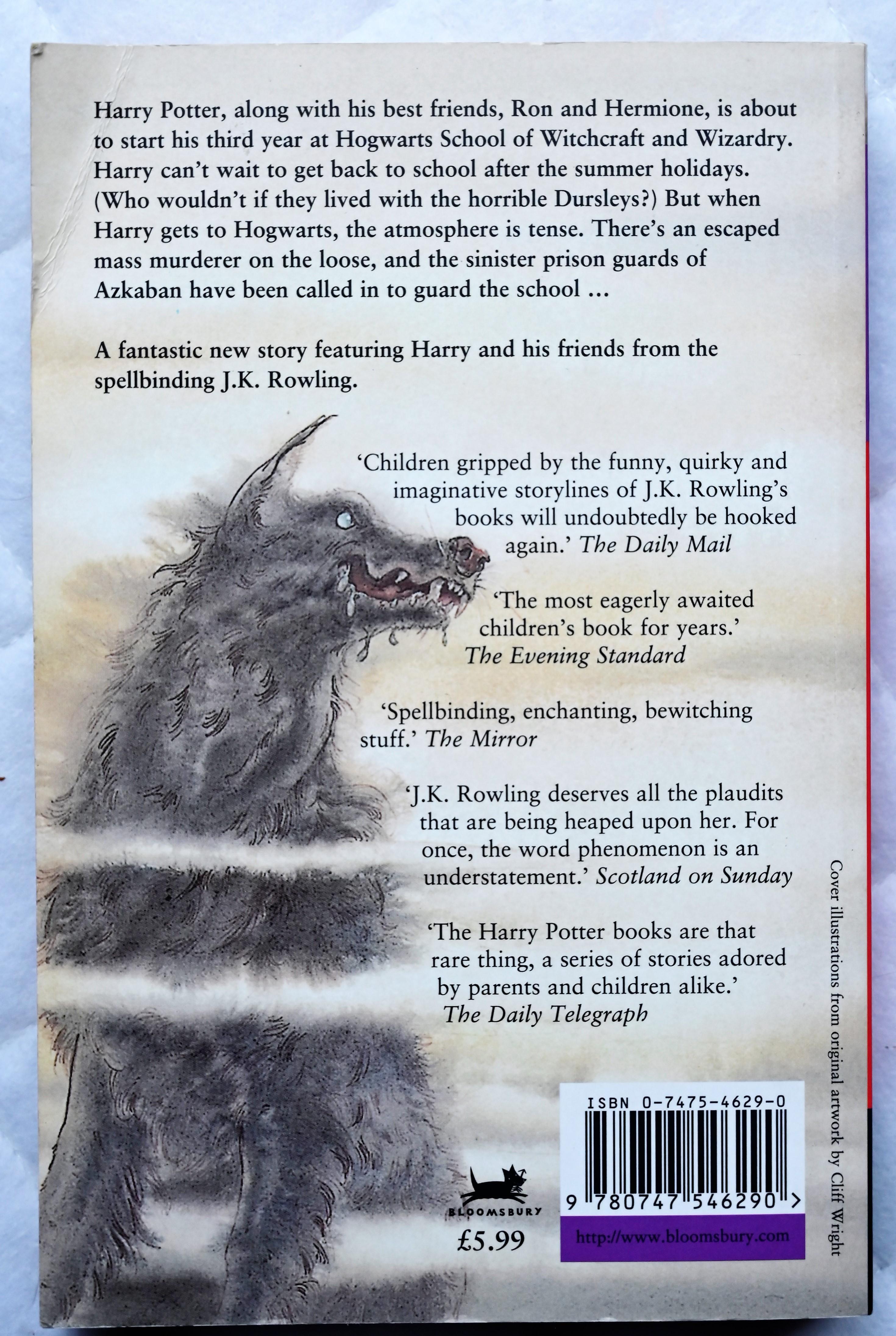 Harry Potter and the prisoner of Azkaban by Rowling, J. K.: Very Good ...