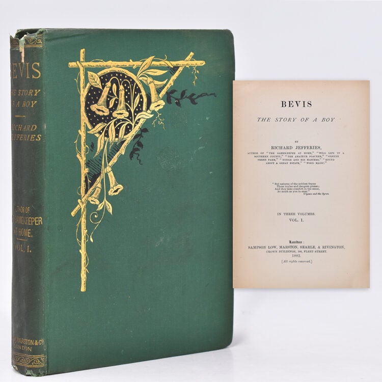 Bevis. The Story of a Boy by Jefferies, Richard: (1882) | James Cummins ...