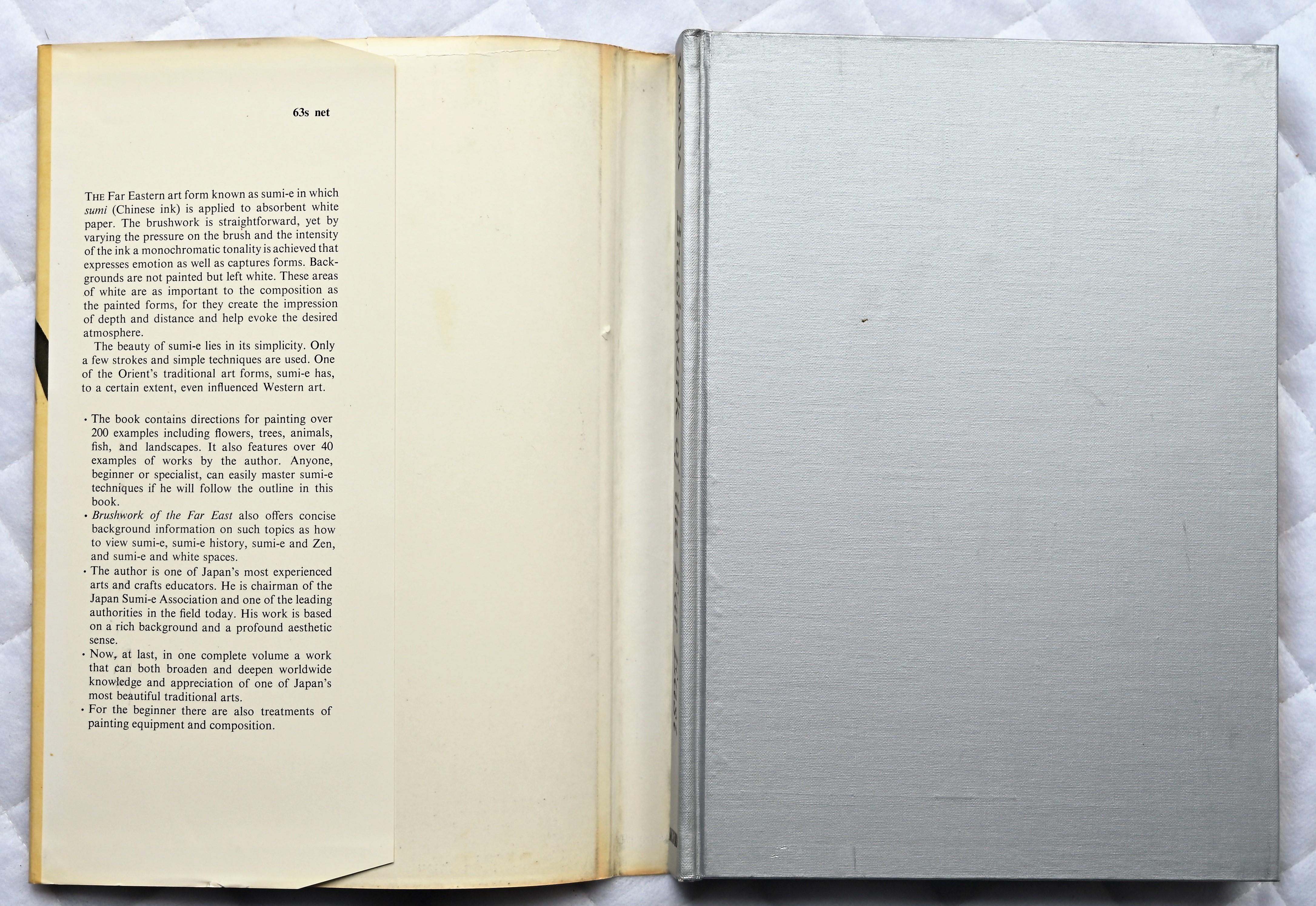 Brushwork of the Far East: sumi-e techniques by Yamada, Sadami: Very ...