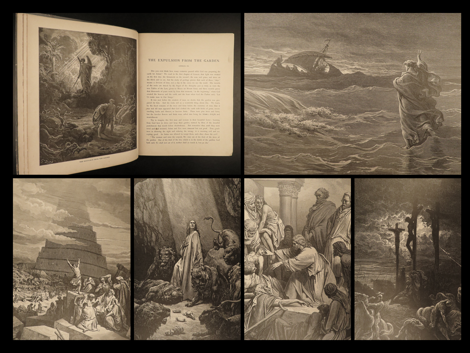 Bible Stories and Scenes for Young People. by DORE, Gustave (Illus ...