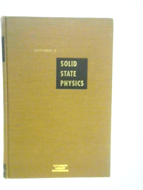 Modulation Spectroscopy von Manuel Cardona: Fair (1969) | World of Rare ...