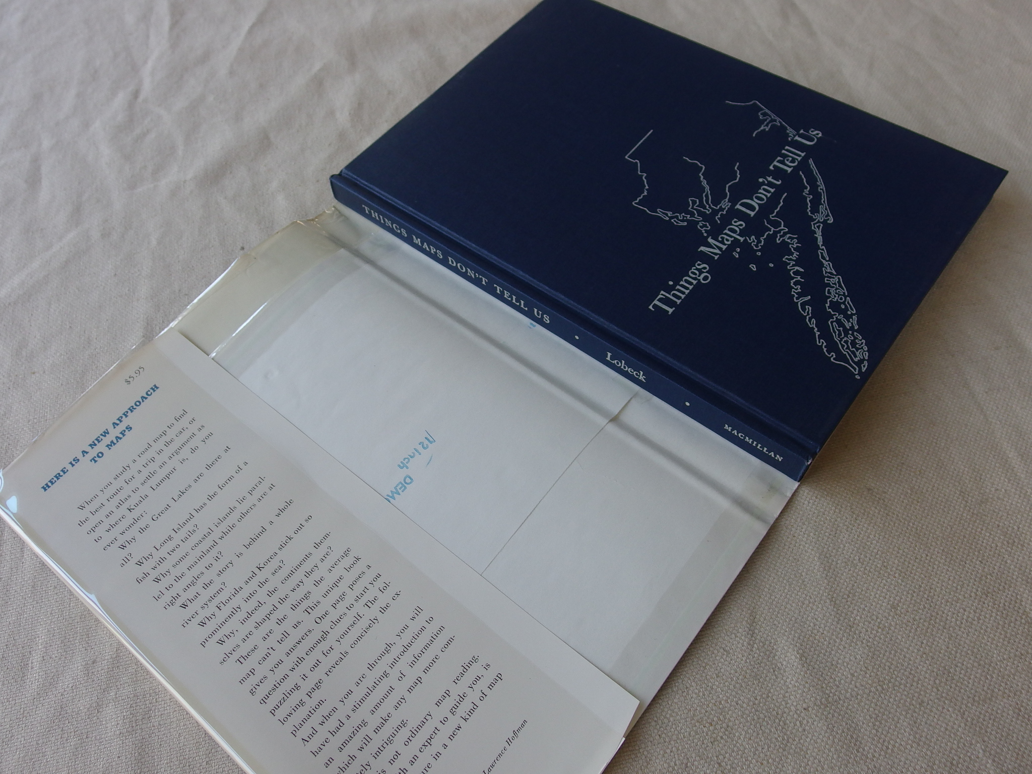 Things Maps Don't Tell Us by Armin K Lobeck: Near Fine Hardcover (1966 ...