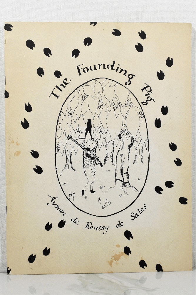 THE FOUNDING PIG by Aymon de Roussy de Sales: Very Good Soft cover ...