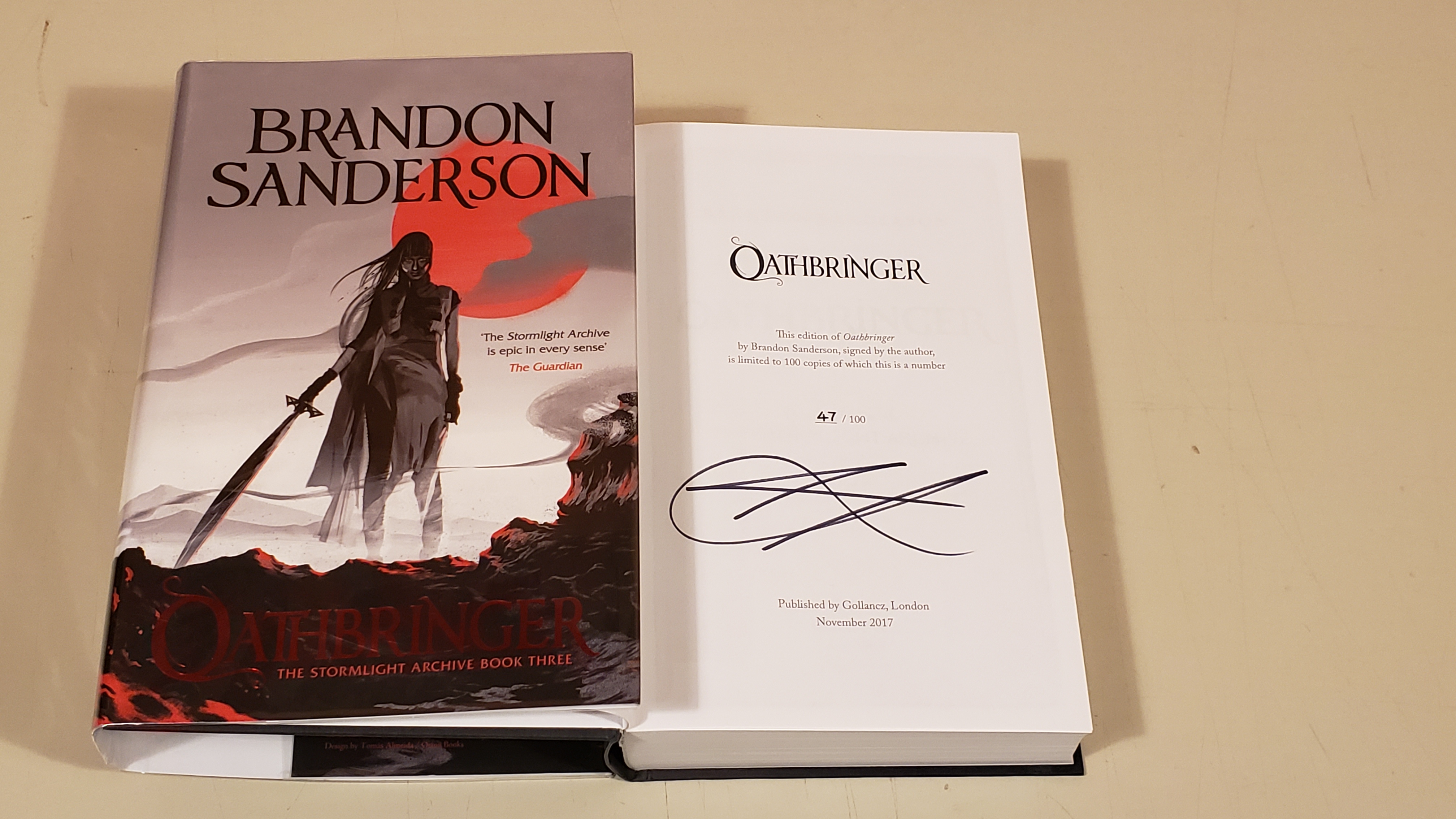 Oathbringer: The Stormlight Archive Book Three: Signed by Sanderson ...