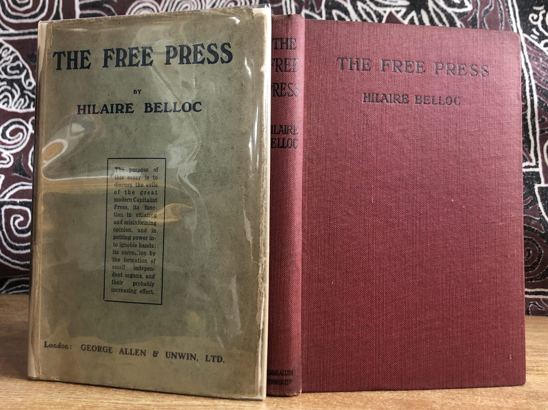 The Free Press - Hilaire Belloc by Hilaire Belloc: Good hardcover (1918 ...