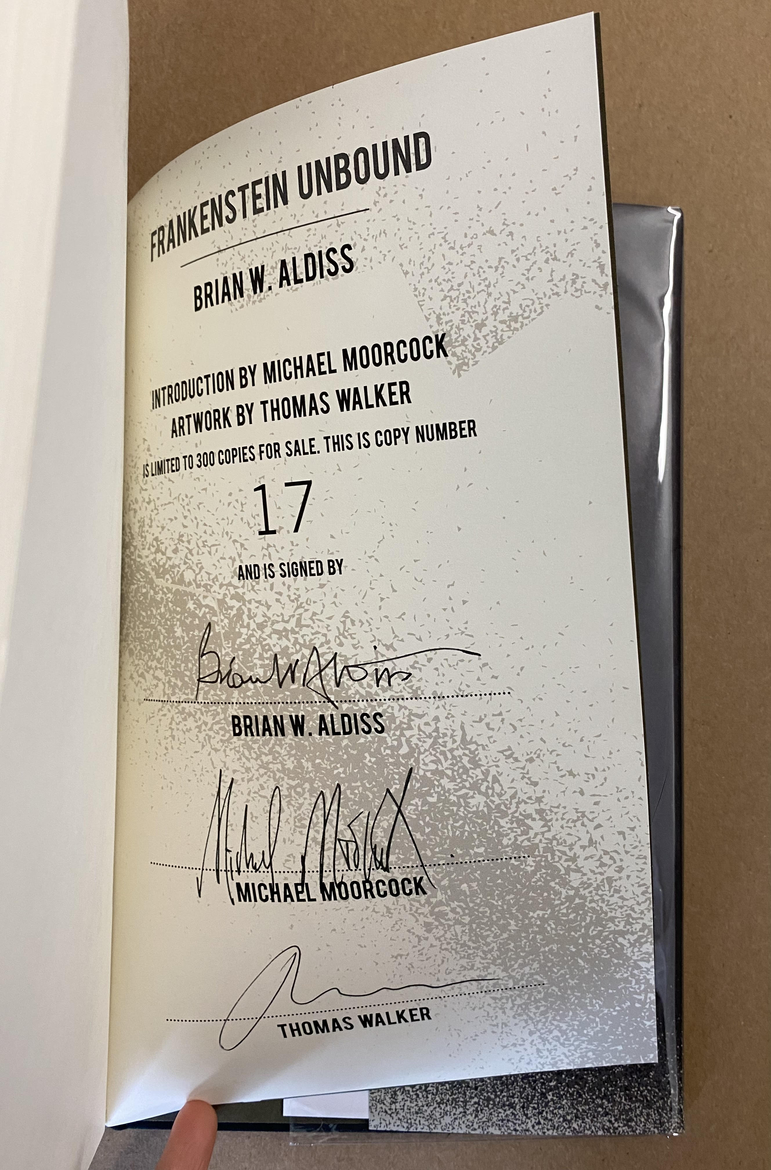 Frankenstein Unbound by Aldiss, Brain W.; Moorcock, Michael (Intr ...