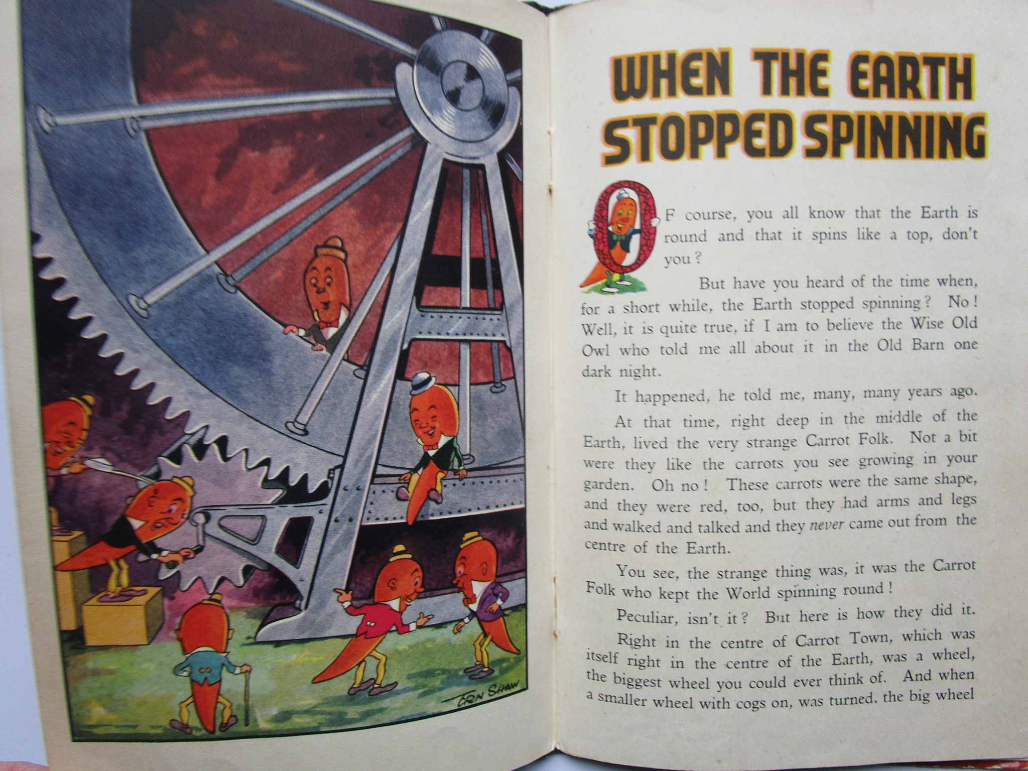 WHEN THE EARTH STOPPED SPINNING ( Children's Science Fiction, Inner ...