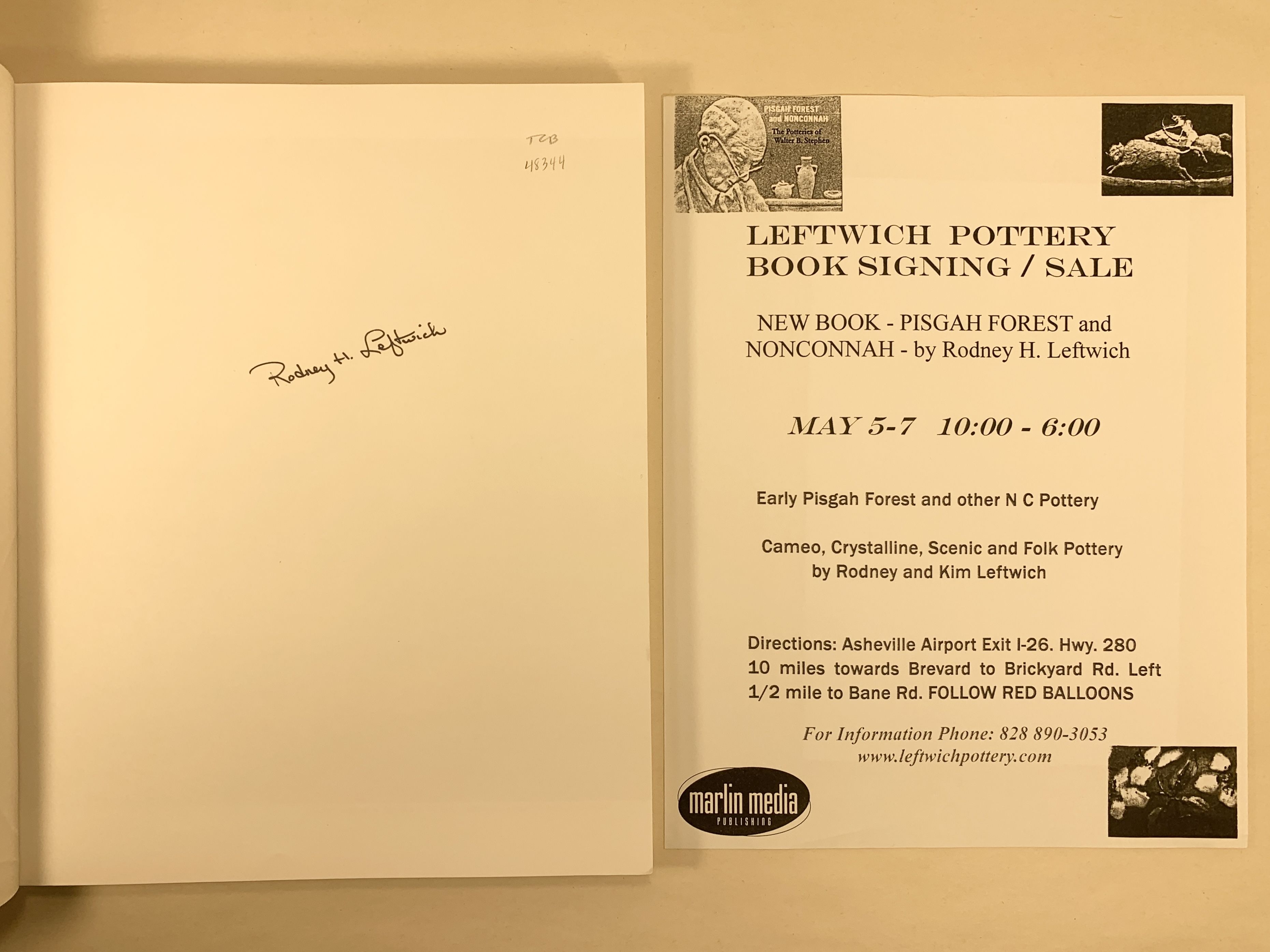 Pisgah Forest and Nonconnah the Potteries of Walter B. Stephen by ...