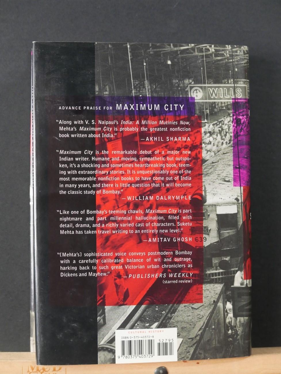 Maximum City: Bombay Lost and Found by Suketu Mehta: New Hardcover ...