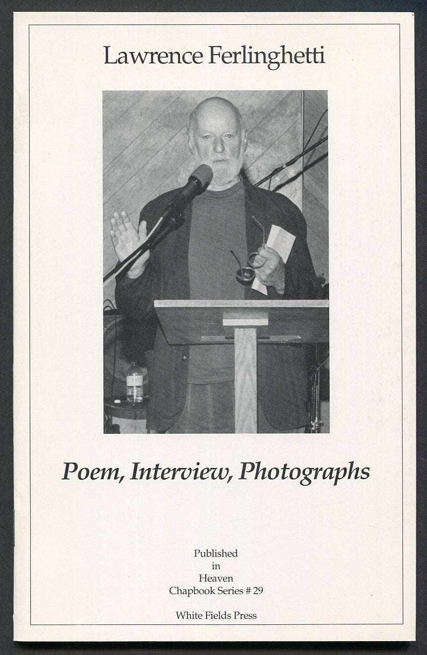 Poem, Interview, Photographs by FERLINGHETTI, Lawrence: Fine Softcover ...