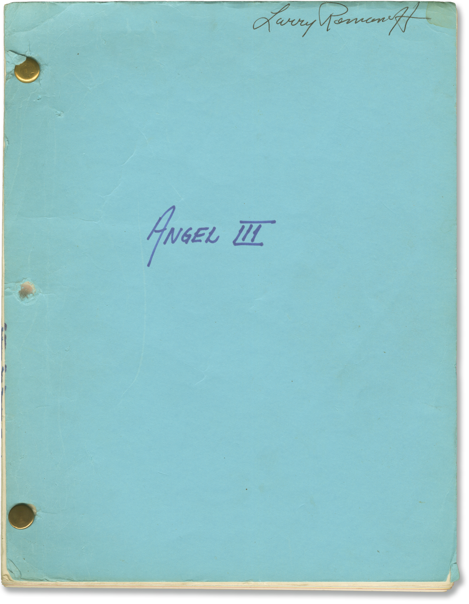 Angel III: The Final Chapter (Original screenplay for the 1988 film ...