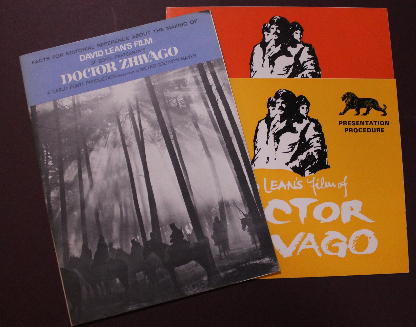 Facts for Editorial Reference about the making of David Lean's Film of ...