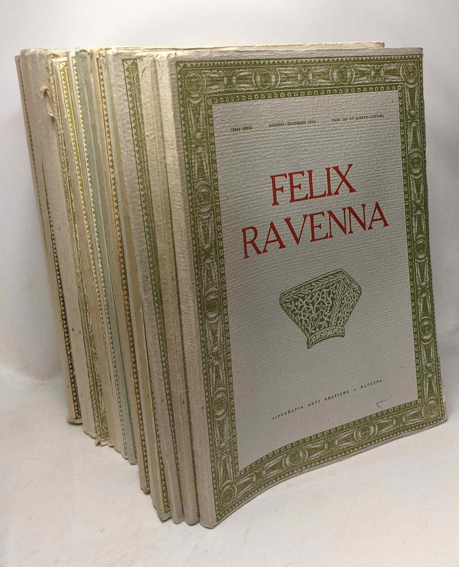 Felix Ravenna - Terza Serie - 21 fascicoli : 26 Ã 47 entre 1958 et 1968 ...