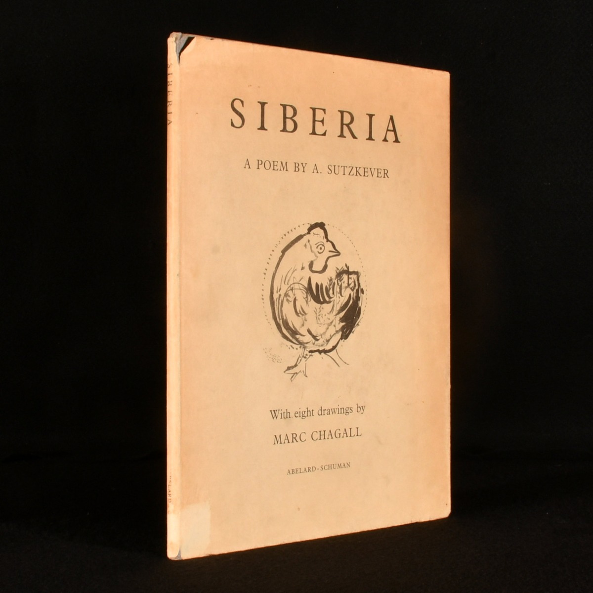 Siberia, A Poem by Abraham Sutzkever; Jacob Sonntag: Near Fine Cloth ...