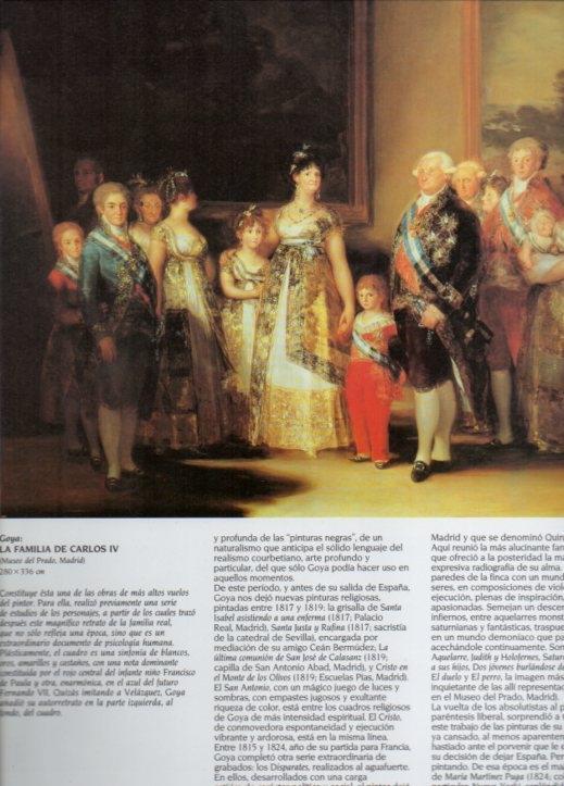 LAMINA V20528: La familia de Carlos IV por Goya de Varios: (1986 ...