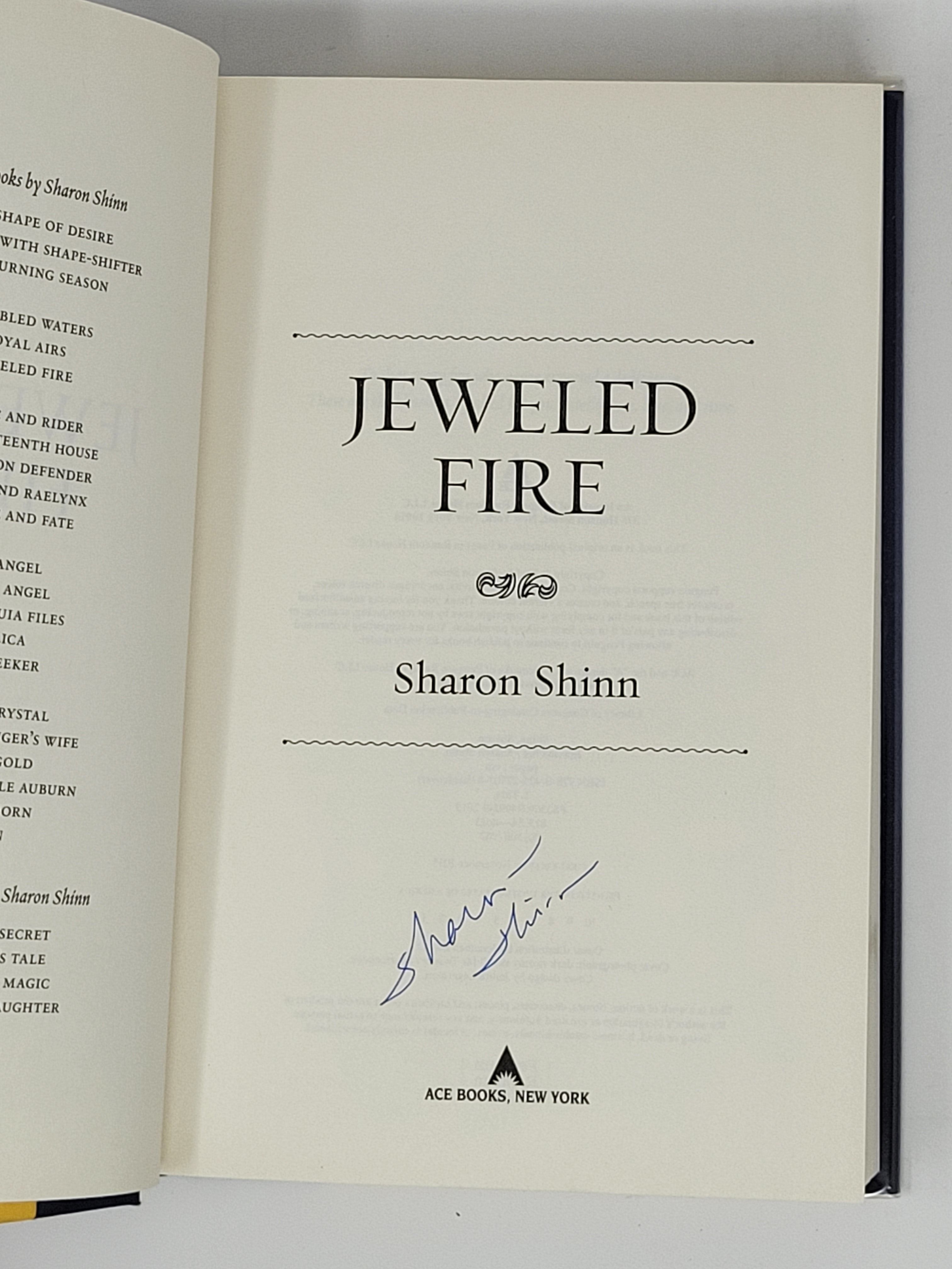 Jeweled Fire (An Elemental Blessings Novel) by Shinn, Sharon: Very Good ...