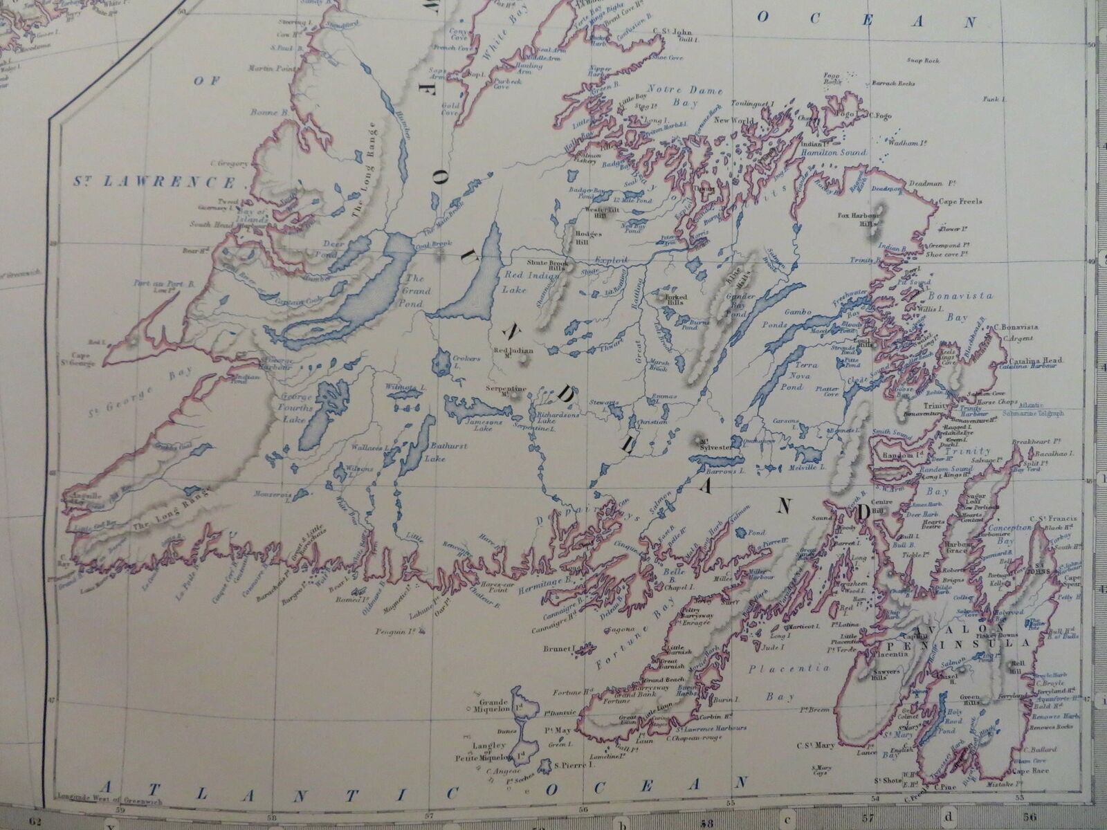Canadian Maritimes Nova Scotia New Brunswick 1865 Johnston large folio ...