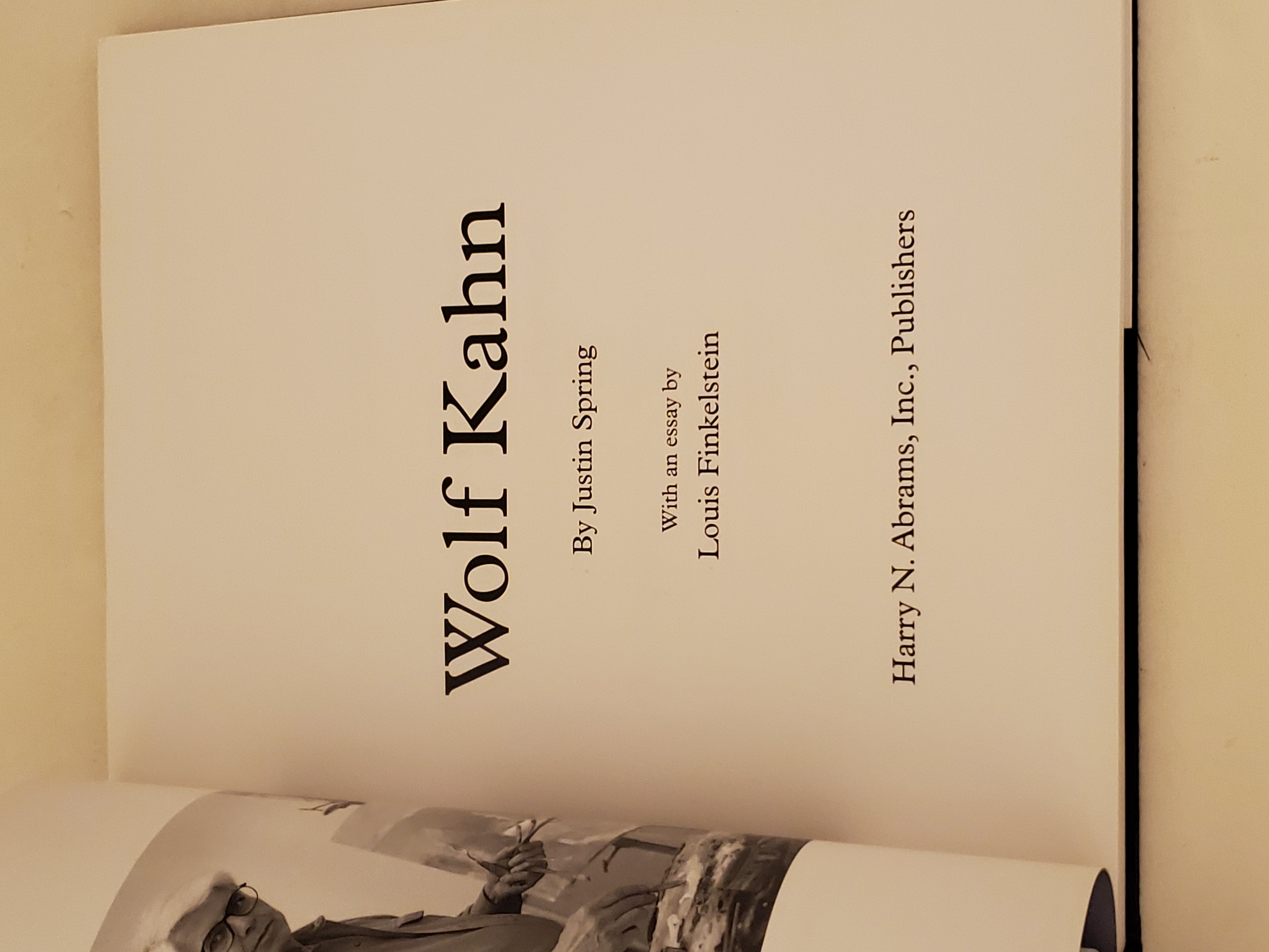Wolf Kahn by Spring, Justin: Very Good Hardcover (1996) 1st Edition ...