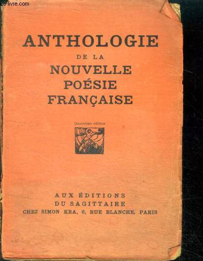 Poesie Francaise Anthologie De La Poesie Francaise Nouvelle Edition