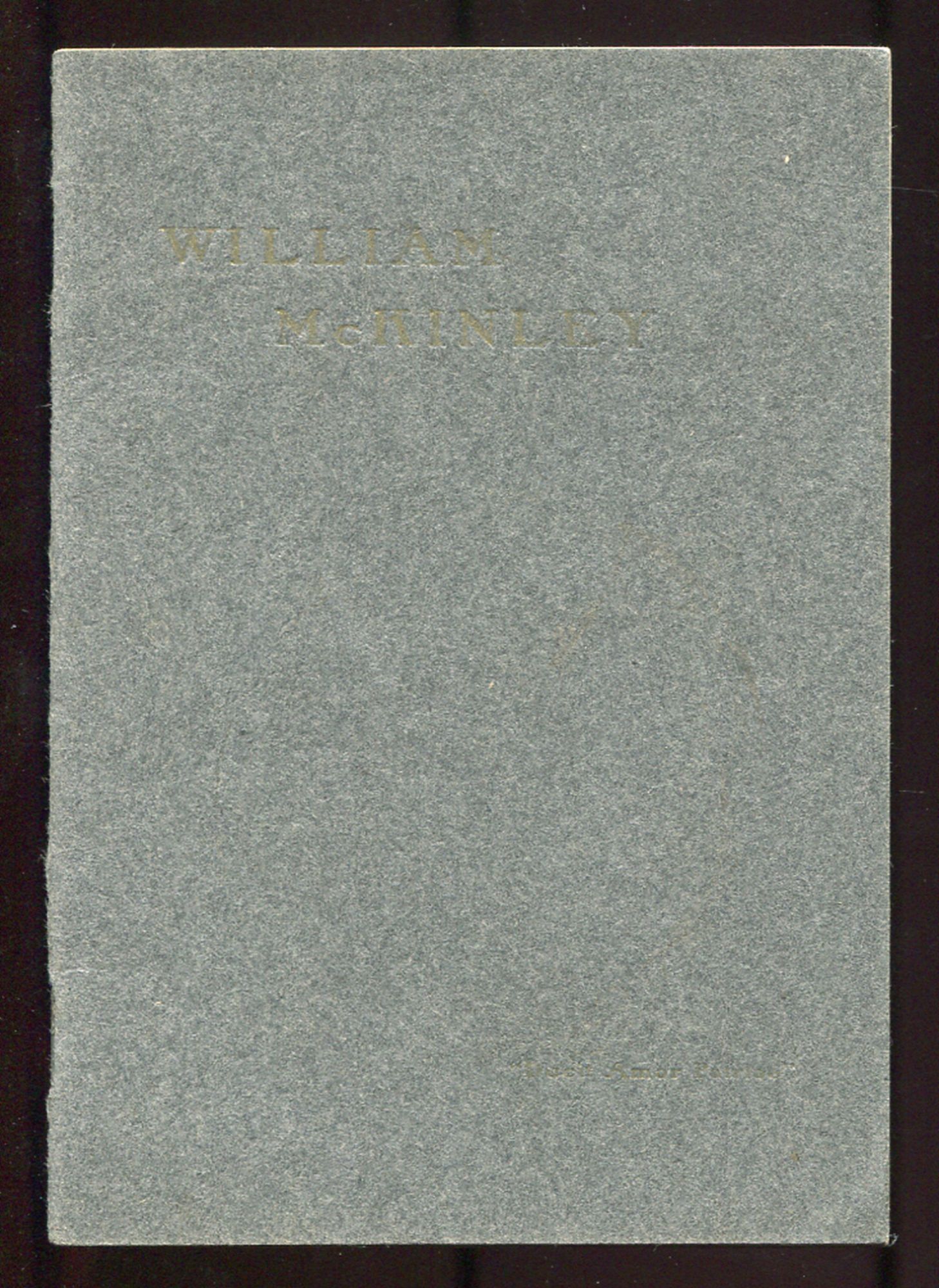 William R. McKinley: A Poem on the Life, Character and Work of our ...