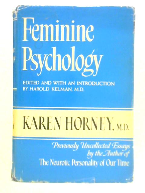 Feminine Psychology by Karen Horney: Fair (1967) | World of Rare Books