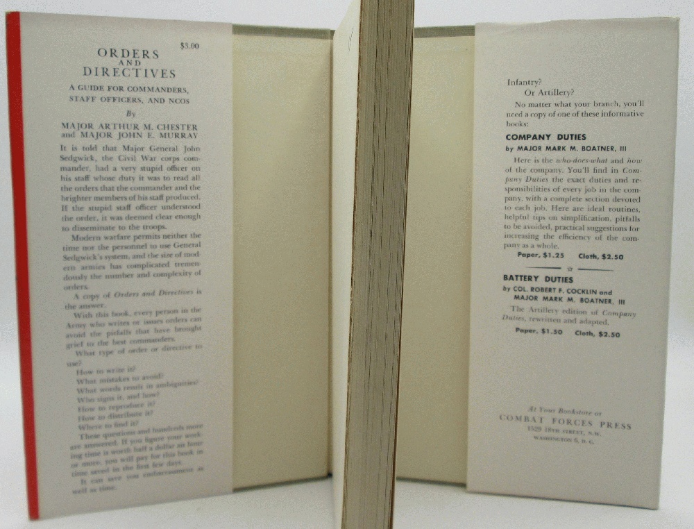 Orders and Directives: A Guide for Commanders, Staff Officers and NCOs ...