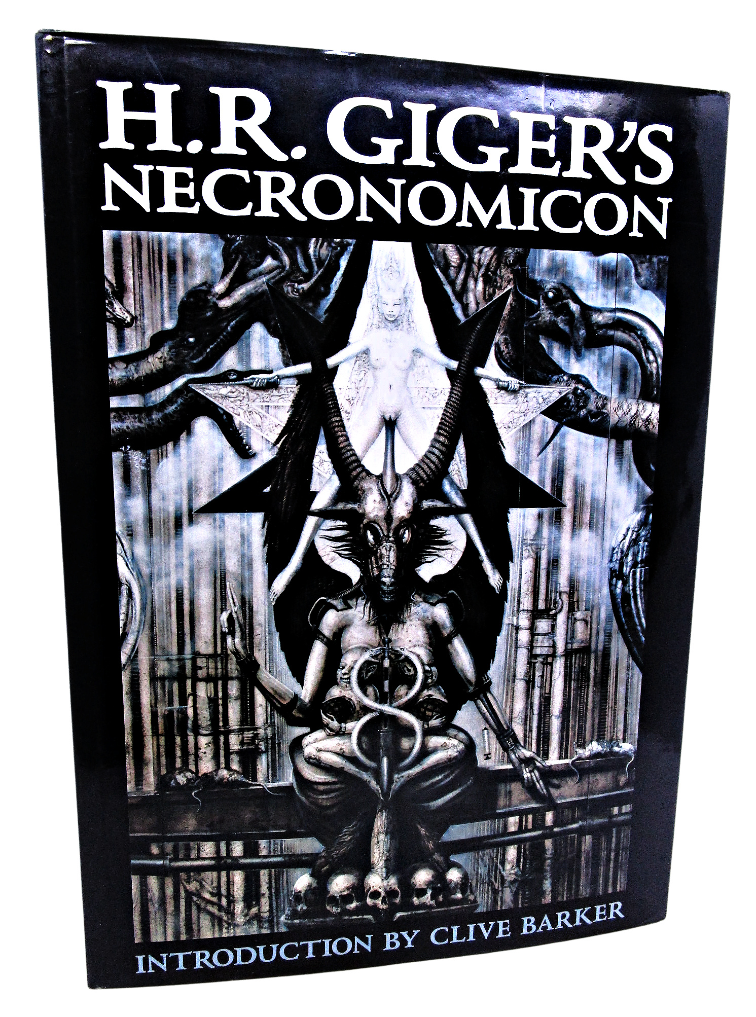 Necronomicon By H R Giger Clive Barker Introduction Near Fine Hardcover 1997 Shelley