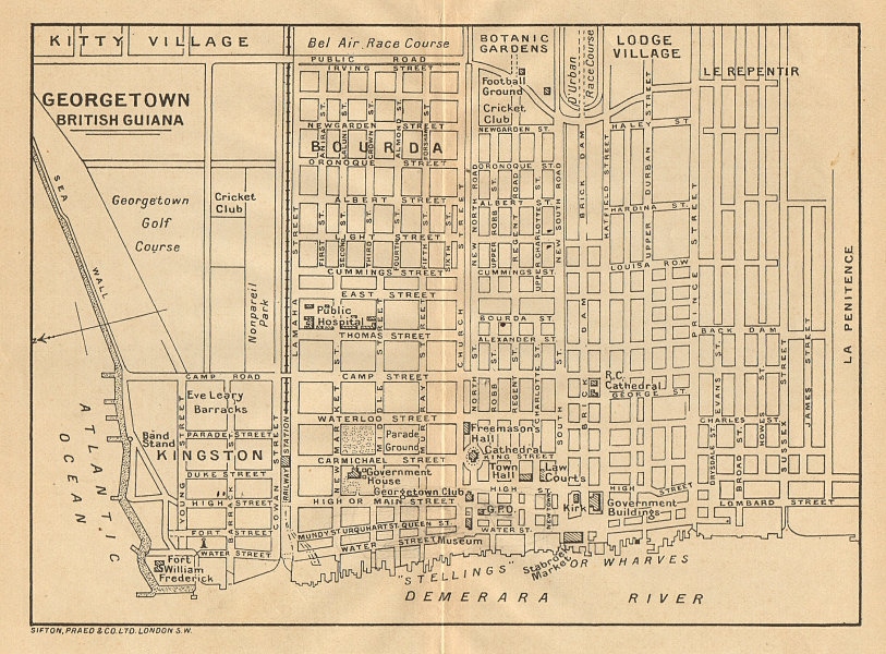 Street Map Georgetown