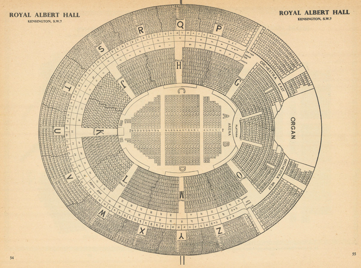 Royal Albert Hall, Kensington, S.W.7 by Anonymous | Antiqua Print Gallery