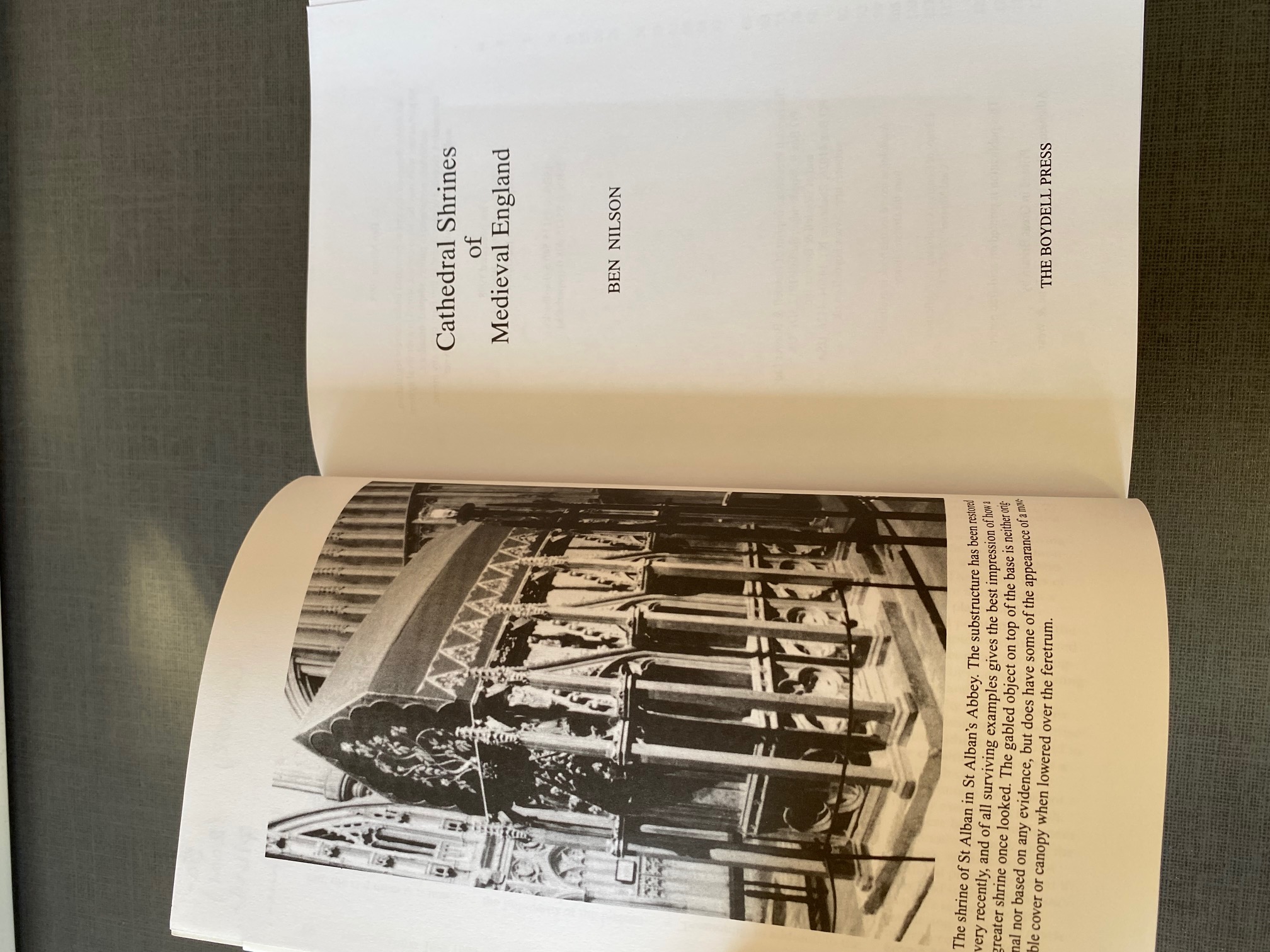 Cathedral Shrines of Medieval England by Nilson, Ben: Near Fine Soft ...