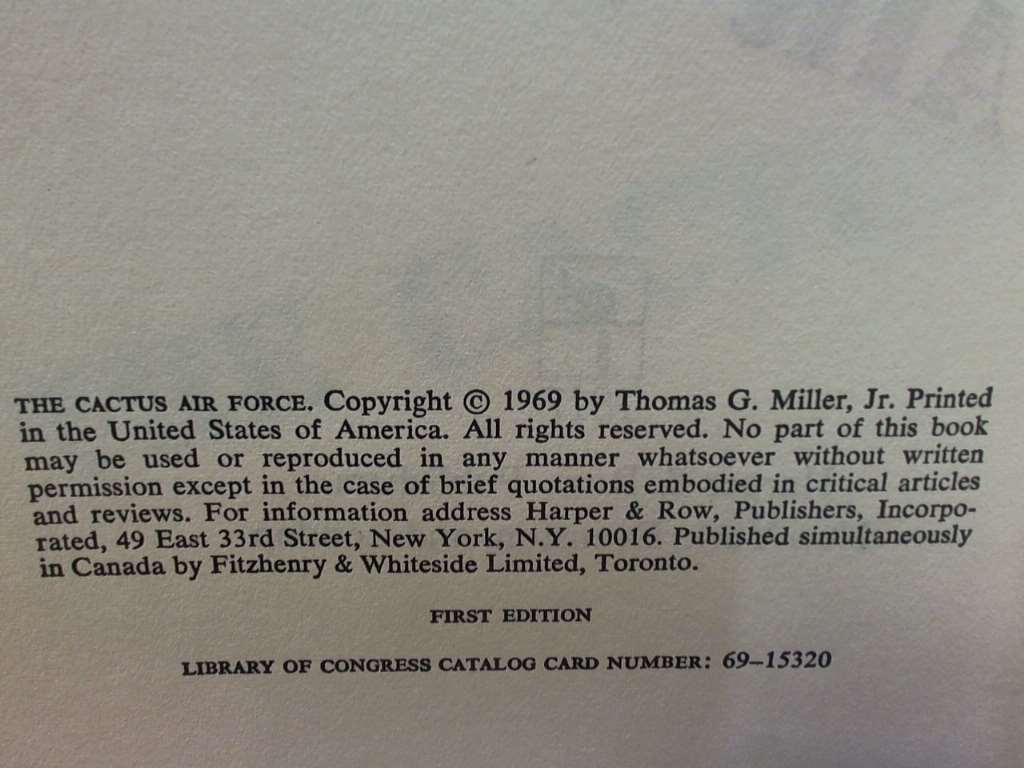 The Cactus air force [by] Thomas G. Miller, Jr. Foreword by James M ...