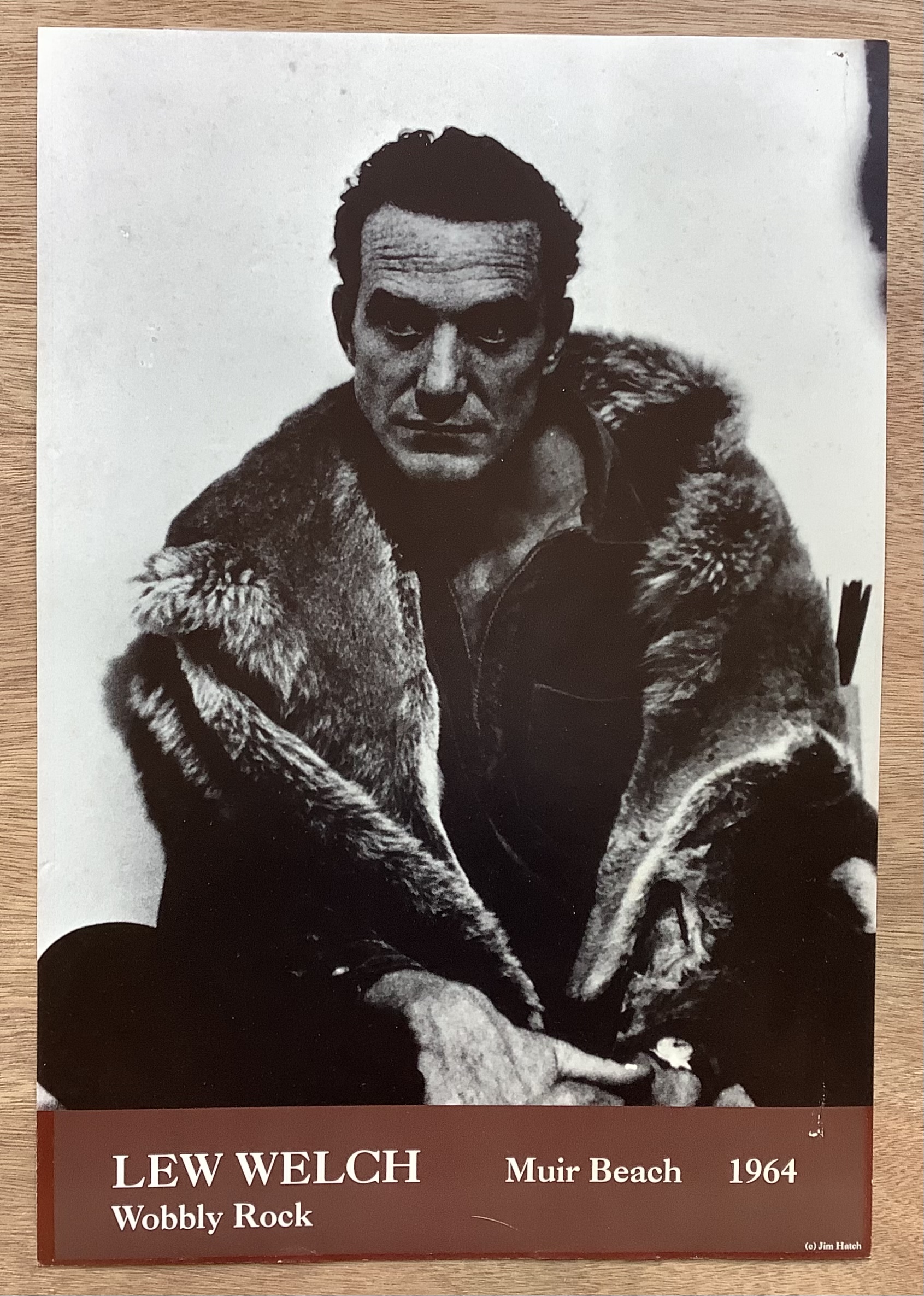 Wobbly Rock Poster Muir Beach 1964 by Lew Welch: (1964) Photograph ...