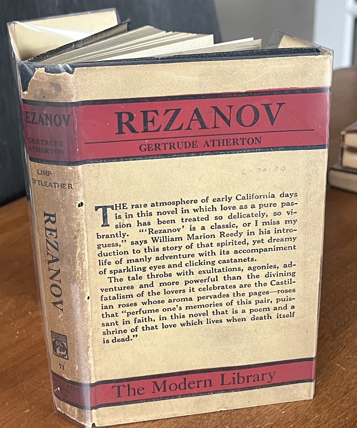 Rezanov **EXTREMELY RARE FIRST MODERN LIBRARY EDITION WITH DUST JACKET ...