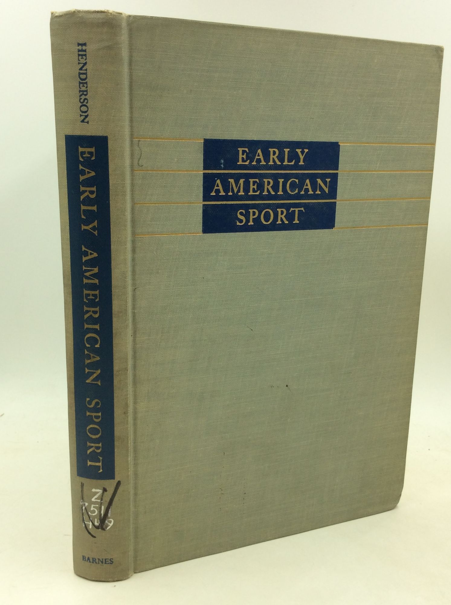 EARLY AMERICAN SPORT: A Check-List of Books by American and Foreign ...