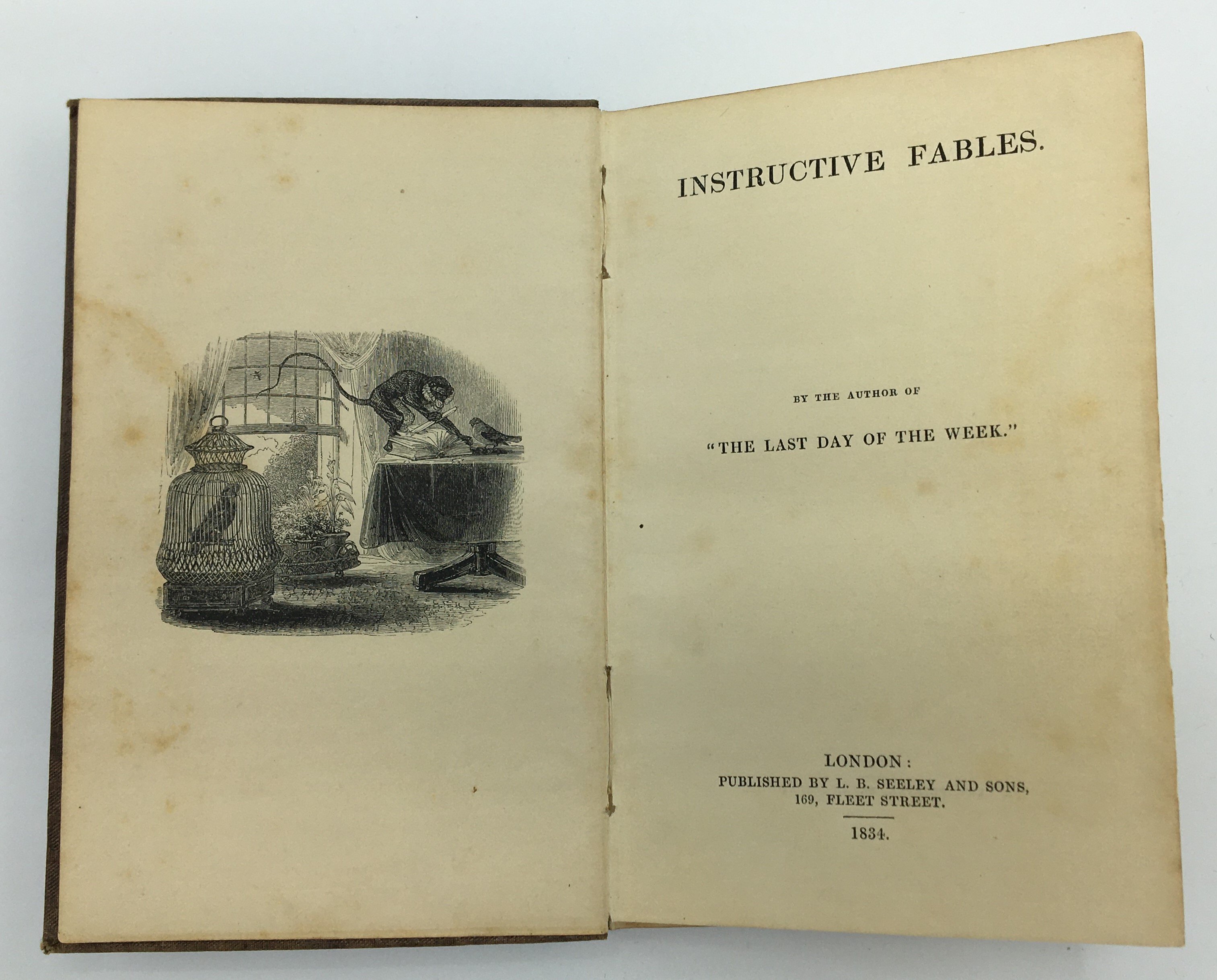 INSTRUCTIVE FABLES by [CHEAP, Eliza]:: (1834) | Sky Duthie Rare Books