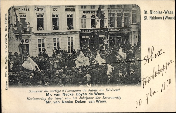 Ansichtskarte / Postkarte St. Nicolas St. Niklaas Waas Waes Ostflandern ...