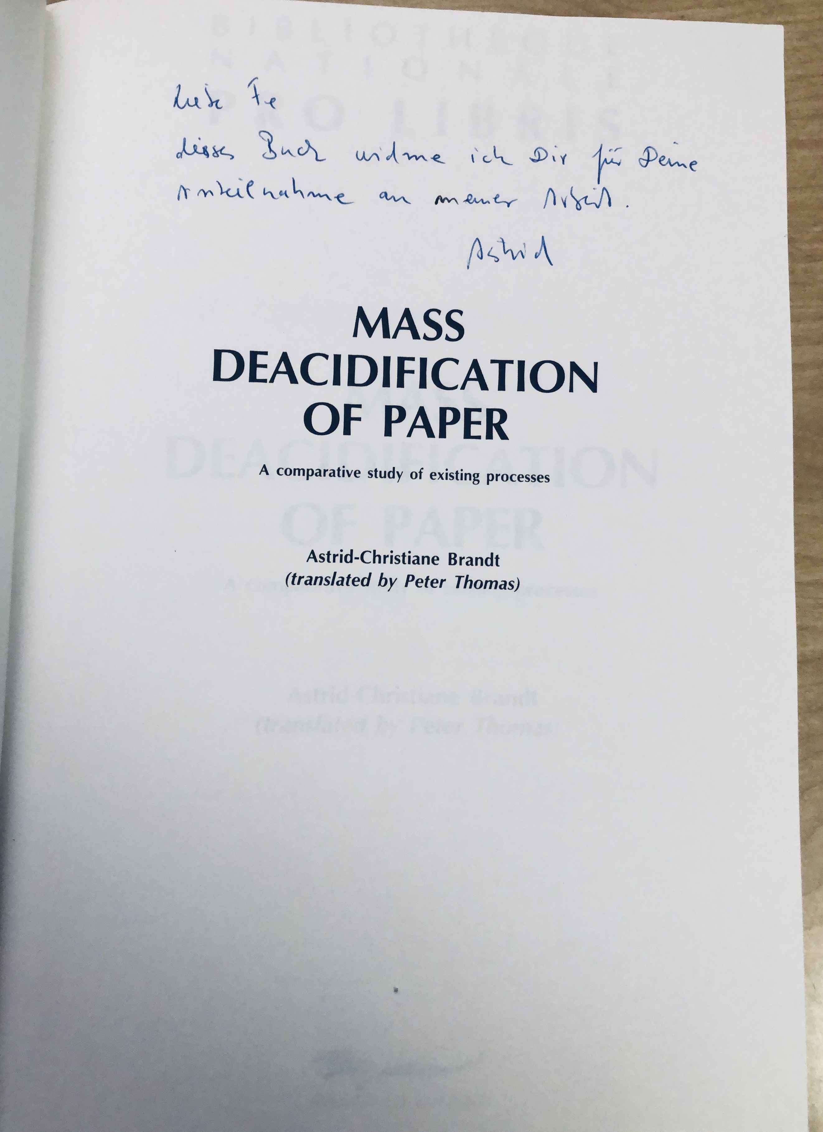 Mass Deacidification of Paper: A Comparative Study of Existing ...