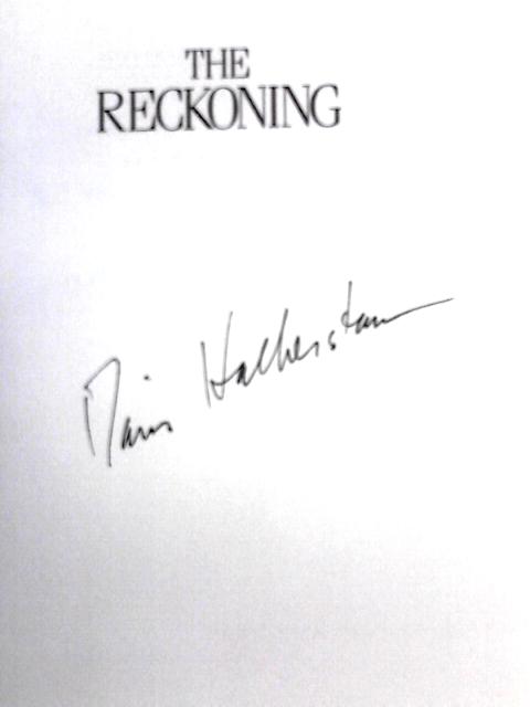 The Reckoning: Written by David Halberstam, 1986 Edition, (First ...