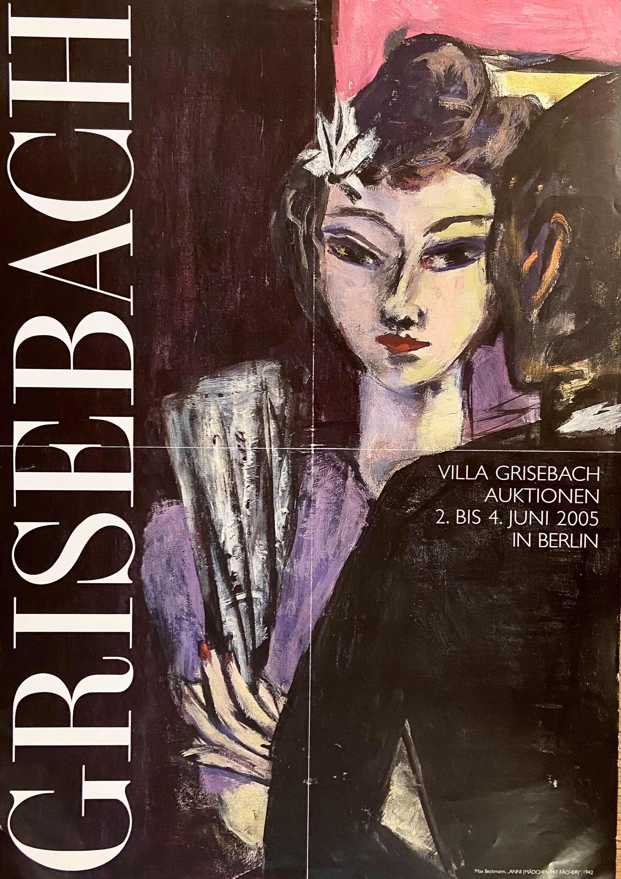 MAX BECKMANN: Anni (Mädchen mit Fächer, 1942) - GRISEBACH: Villa Grisebach Auktionen - 2 bis 4 ...