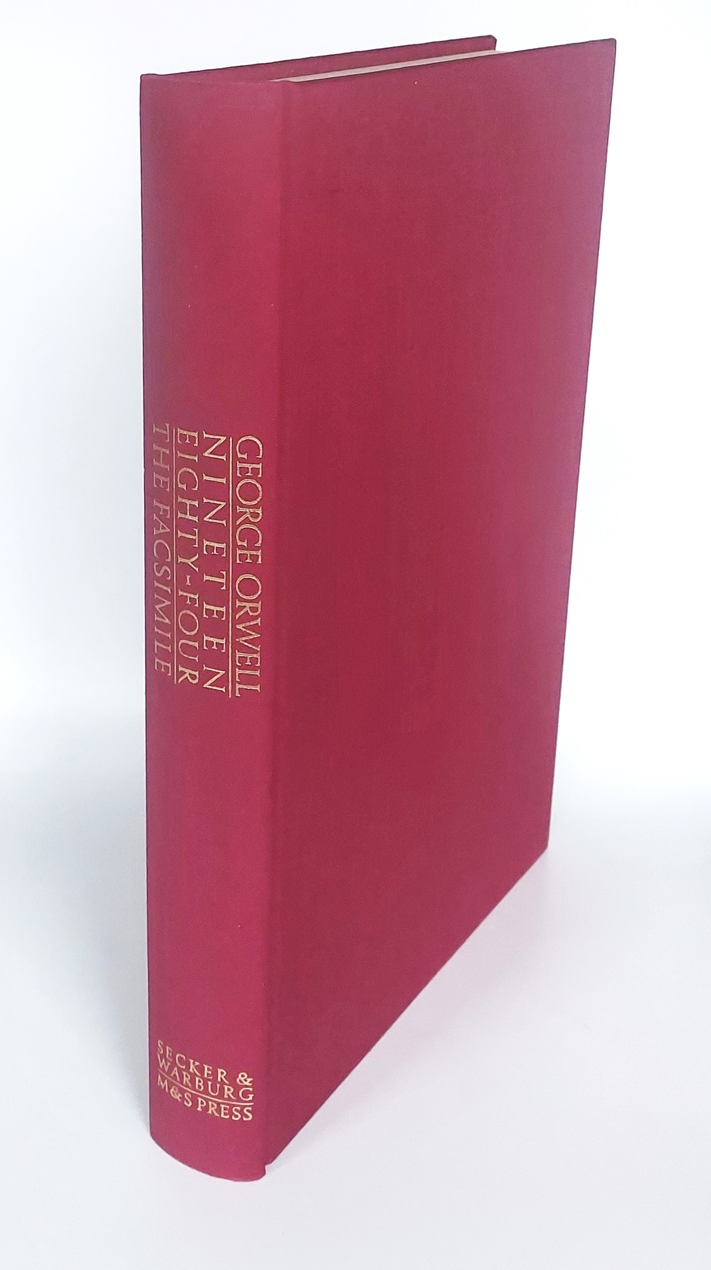 Nineteen Eighty-Four. The Facsimile of the Extant Manuscript by Orwell ...