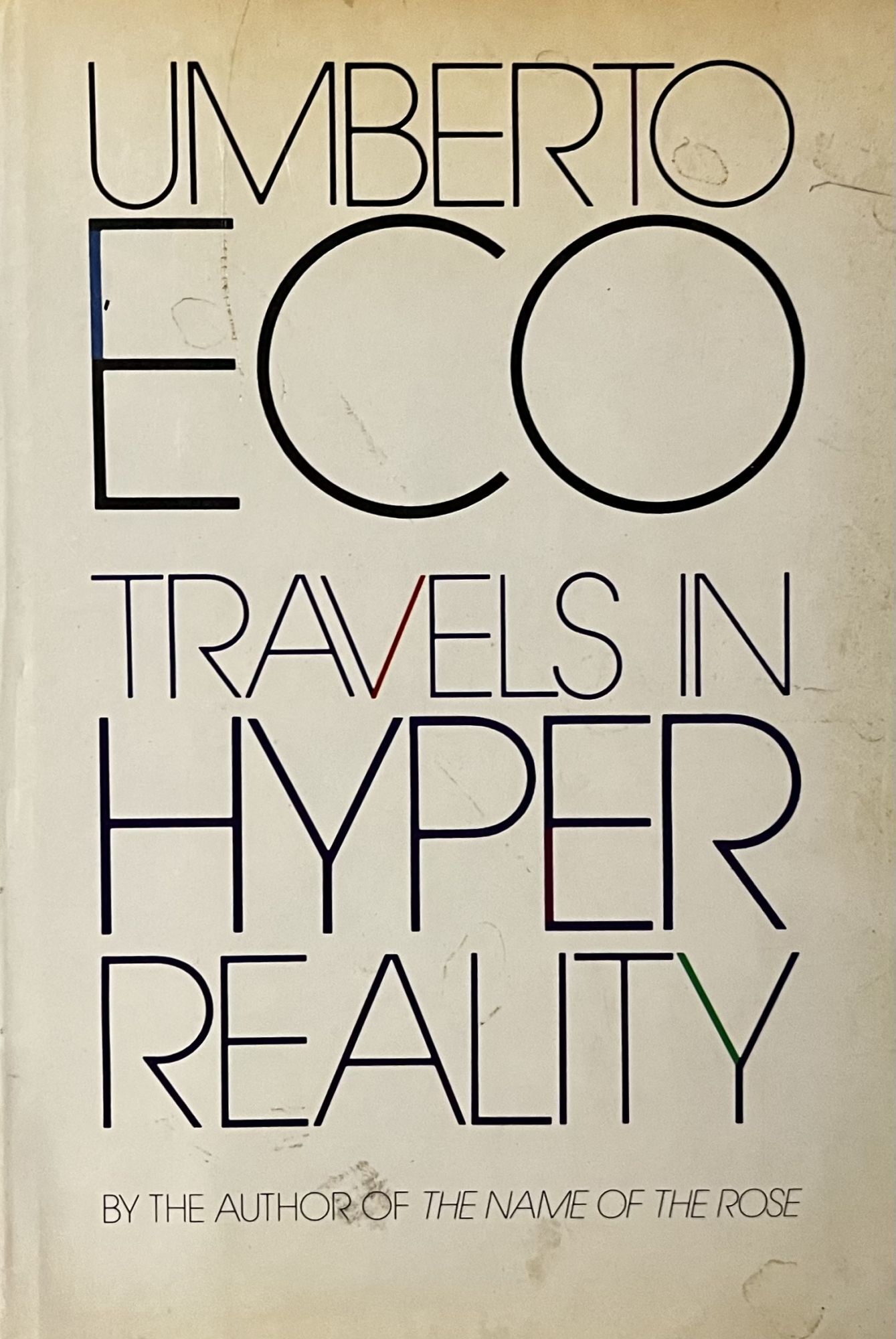 Travels in Hyperreality by Umberto Eco: Hardcover (1986) | 32.1 Rare ...