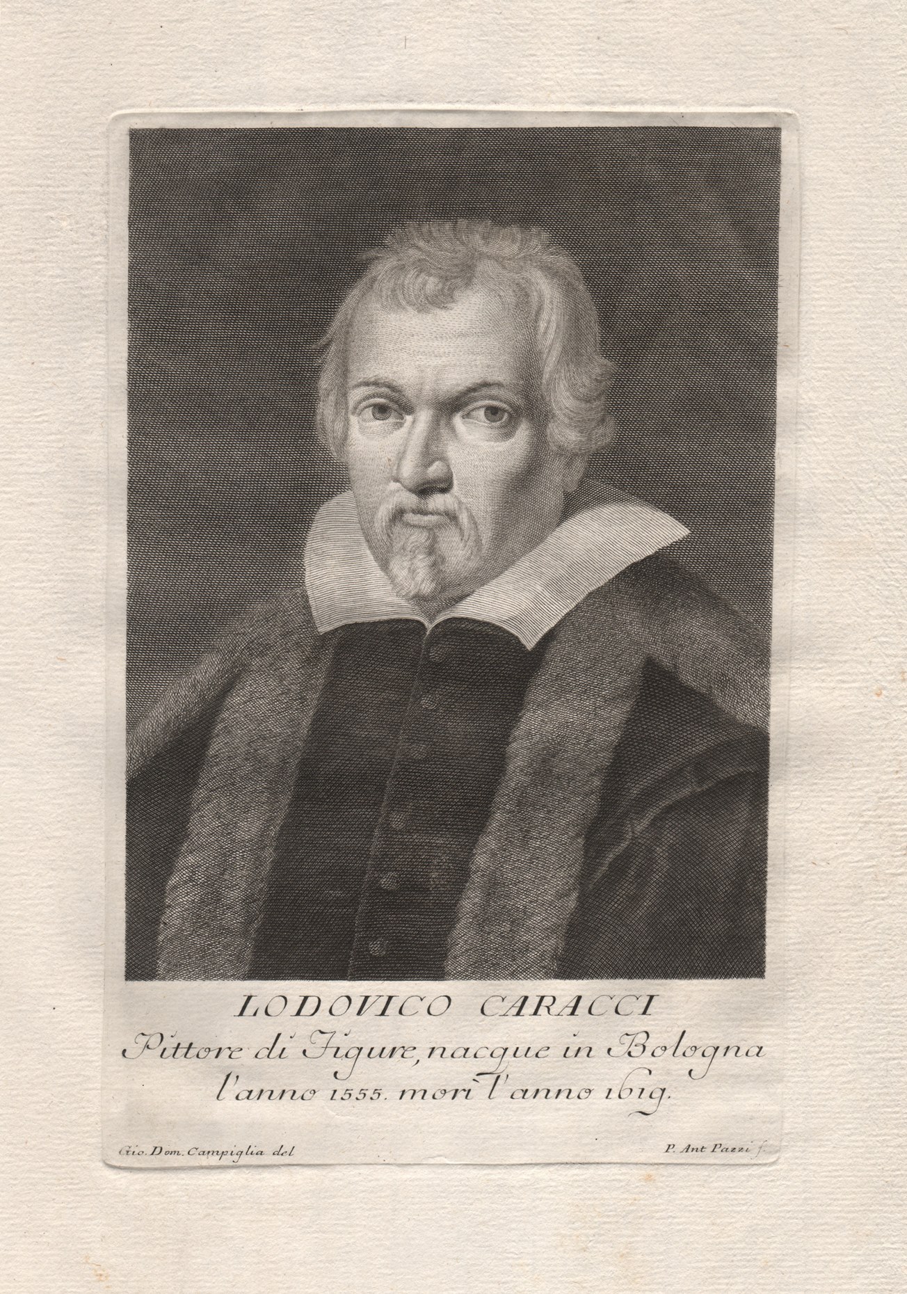 Lodovico Carracci Etching