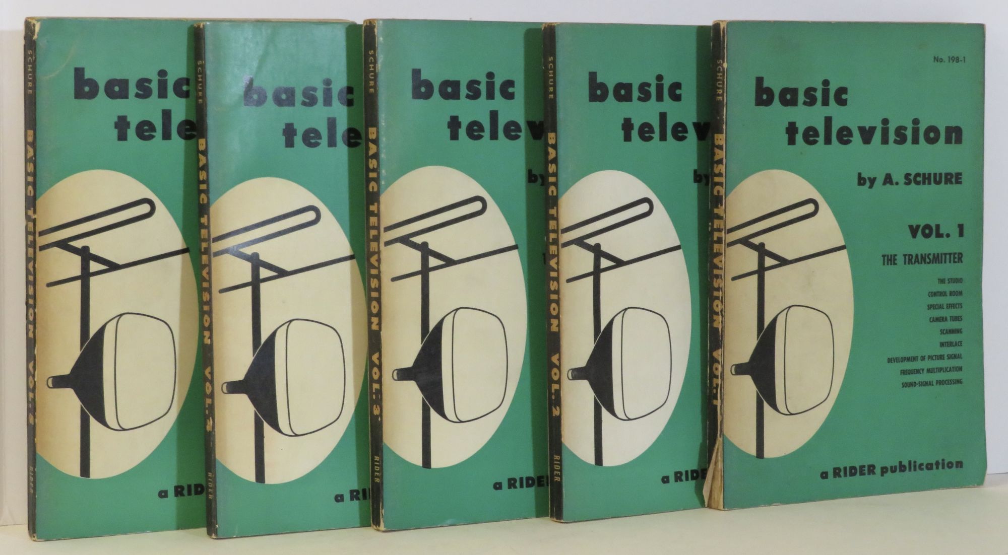 Basic Television Vol.1: The Transmitter, Vol. 2: Organization of the TV ...